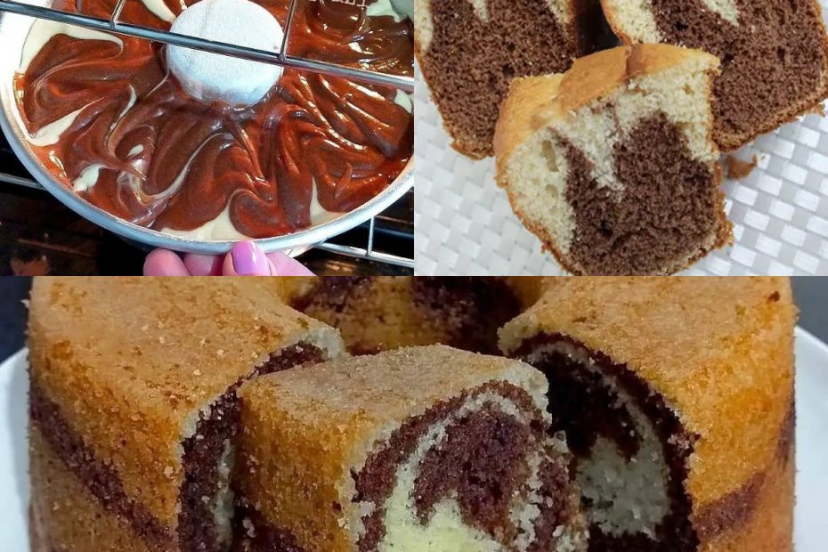 O melhor a mais fofinho bolo mesclado que você já comeu,delicioso e ...